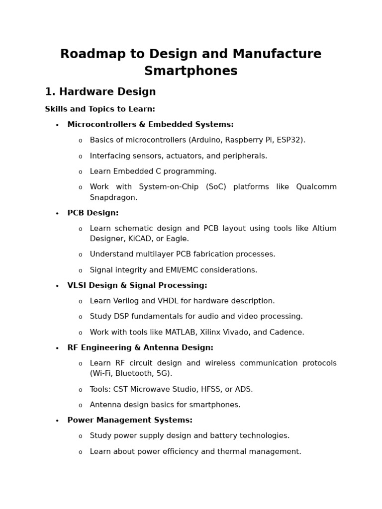 Design and Manufacture | PDF | Embedded System | System On A Chip