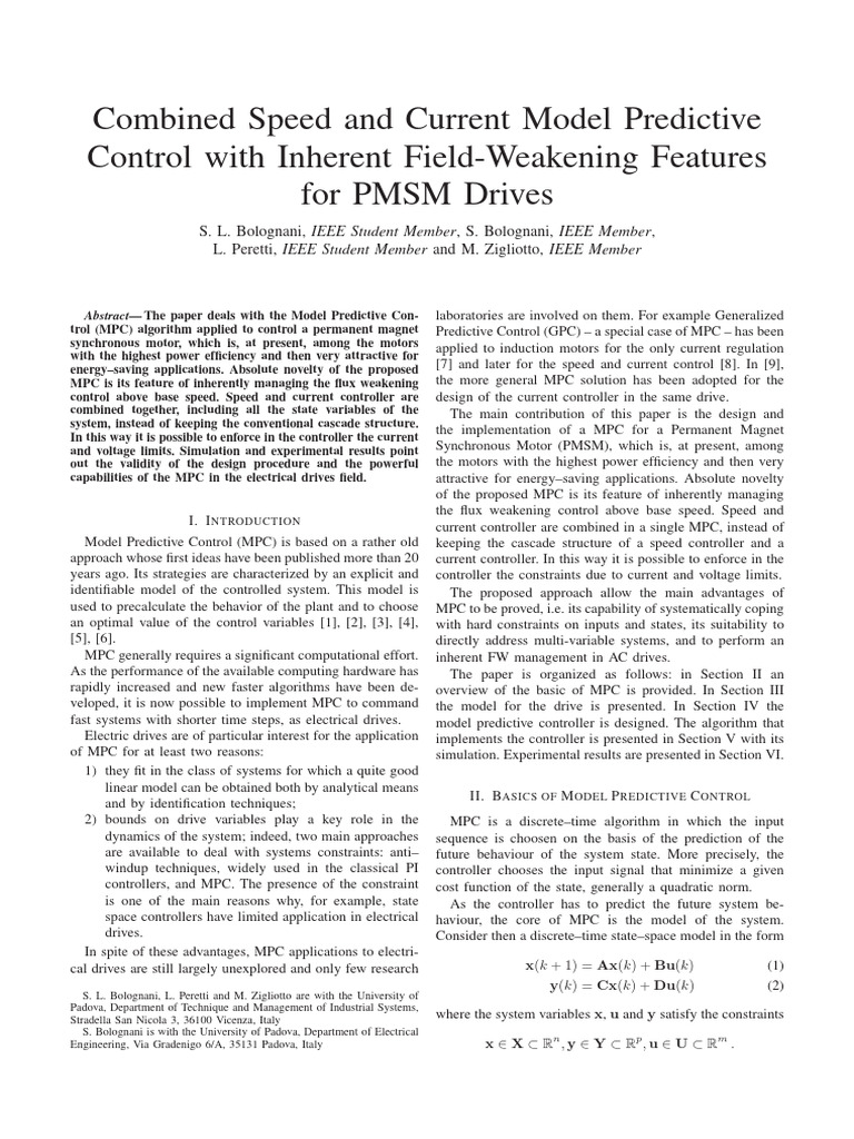 comb pre mto | PDF | Electric Motor | Mathematical Optimization