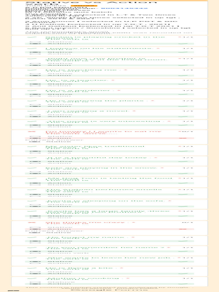 Stative vs Action Verb | PDF | Syntax | Linguistics