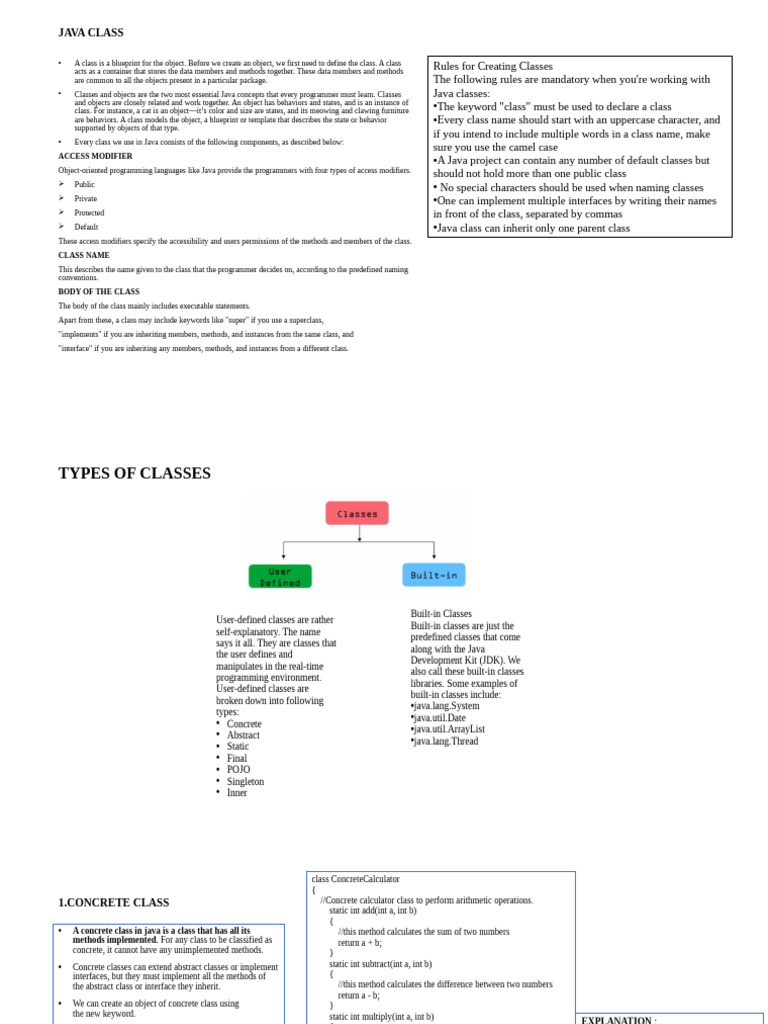 Unit1 Java Class | PDF | Class (Computer Programming) | Method ... Unit1 Java Class | PDF | Class (Computer Programming) | Method ...