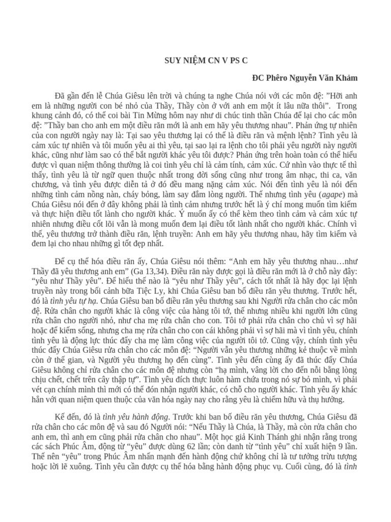 SUY NIỆM CN V PS C | PDF