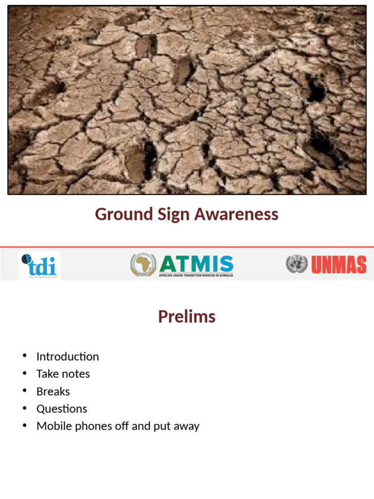 EHAT TTT - L14 - Ground Sign Awareness | PDF | Improvised Explosive ...