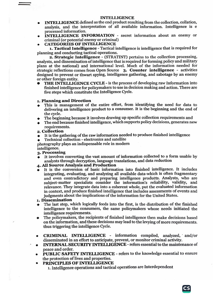 CDI 101 Handout | PDF