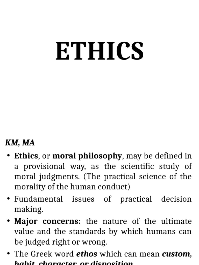 Ethics Lesson Normative - Descriptive | PDF | Morality | Virtue