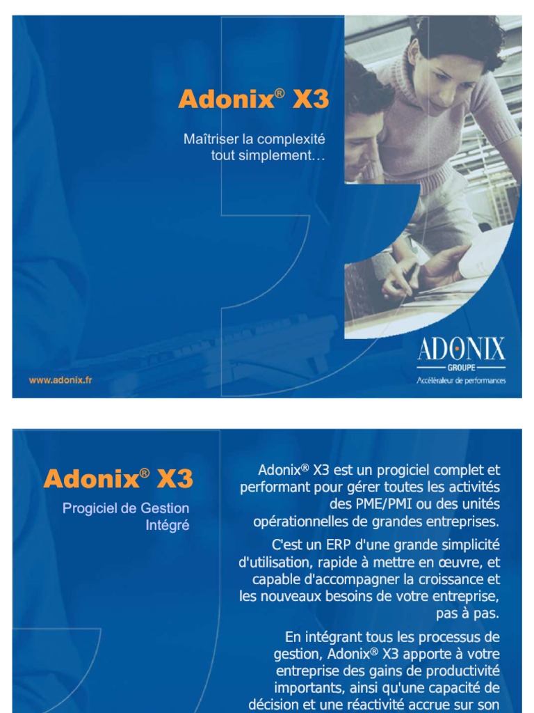 Adonix X3 | PDF | Progiciel de gestion intégré | Inventaire