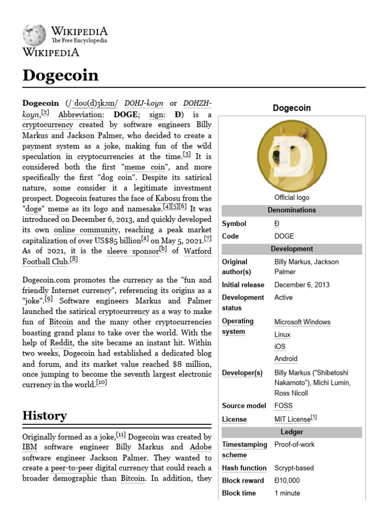 dogecoin | PDF
