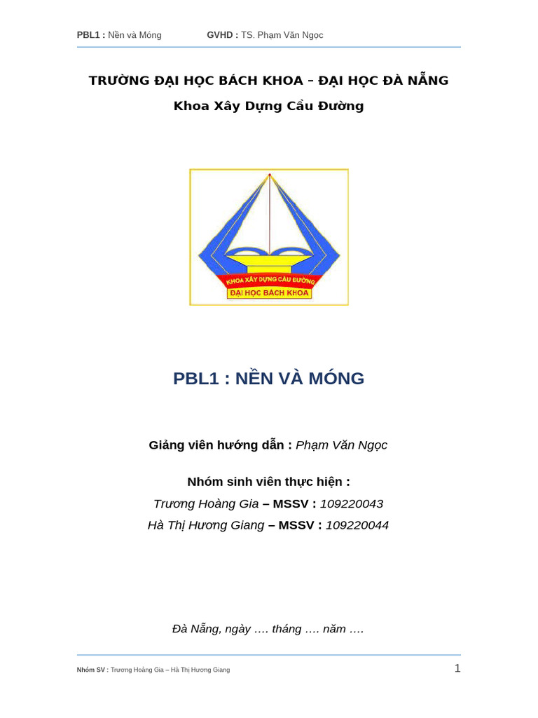 PBL1 Hoàn chỉnh | PDF