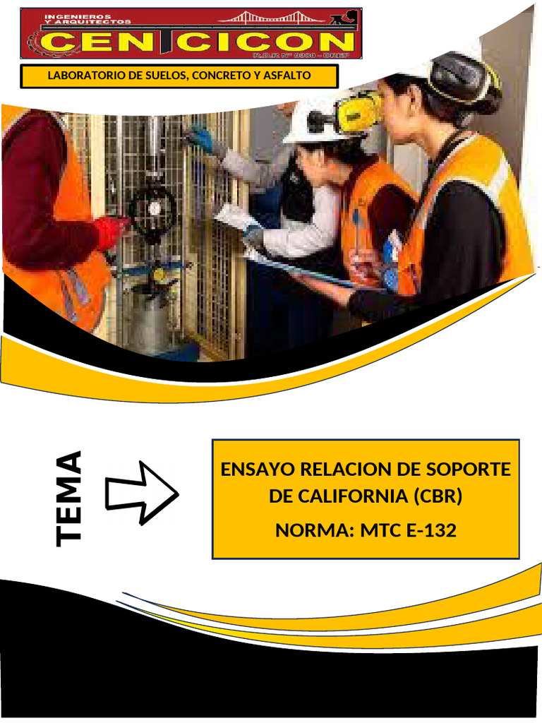 TRAB.CBR | PDF | Densidad | Fundación (Ingeniería)