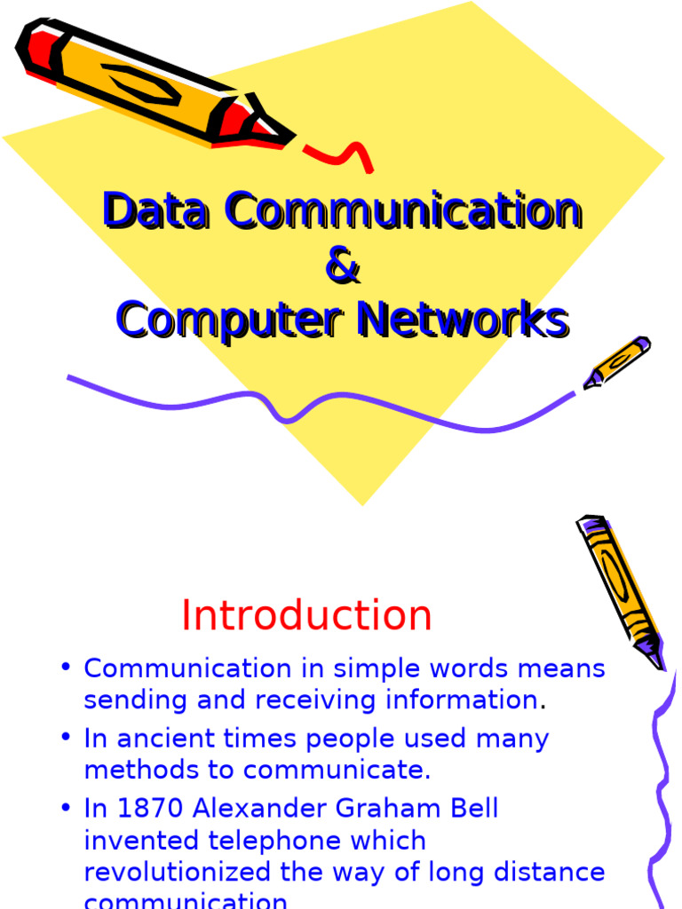 Module-1-Data Communication | PDF | Transmission Medium | Computer Network