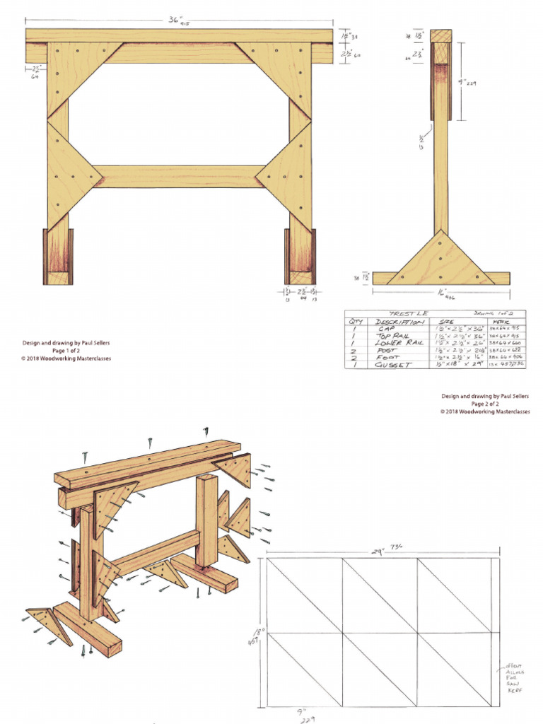 Trestles Drawing Version2 | PDF