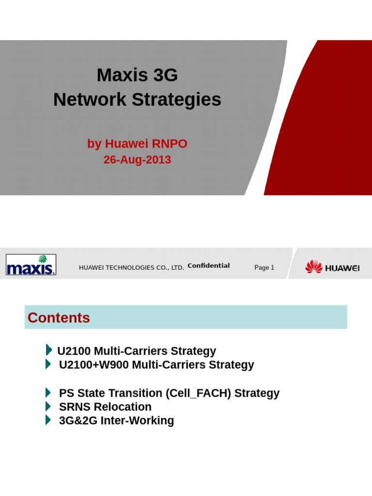 Maxis 3G Huawei RRM 20130826 (Full) Maxis v3.2 | PDF | High Speed ...