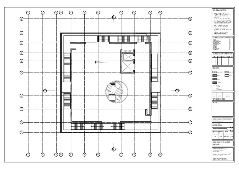 ROOF PLAN | PDF | Civil Engineering | Architectural Design