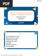 Aplicação do Teste TEPIC-M de Memória | PDF | Psicologia | Memória