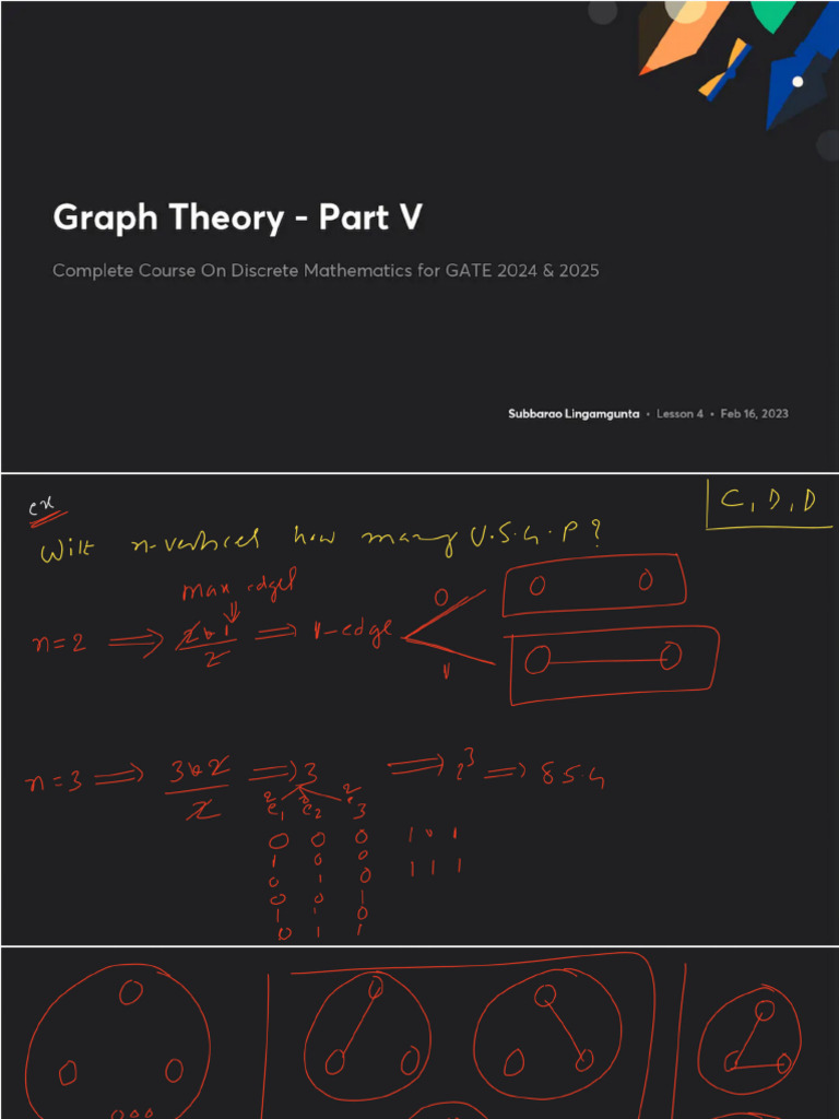 Graph Theory Part V With Anno | PDF