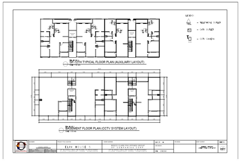 CCTV System Layout for Control Center | PDF