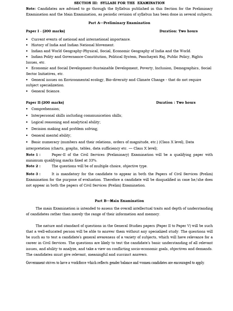 upsc civil services syllabus and gate syllabus civil engineering | PDF ...