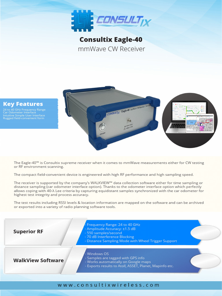 Consultix-Eagle-40-Datasheet-v1.2-2023 | PDF | Electronics | Telecommunications Engineering