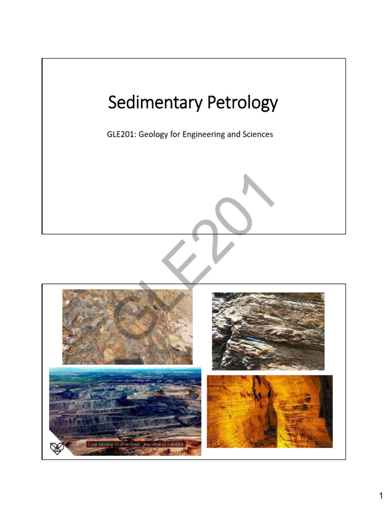 Sedimentary Petrology 8 | PDF | Sedimentary Rock | Rock (Geology)