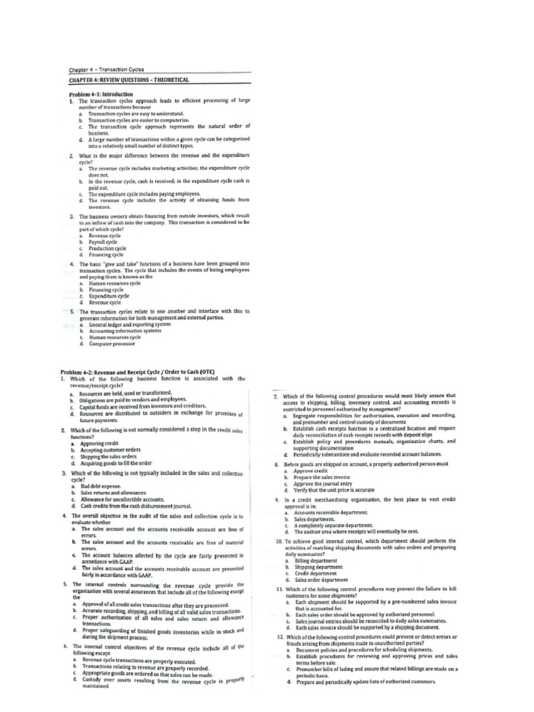 Audit Question | PDF