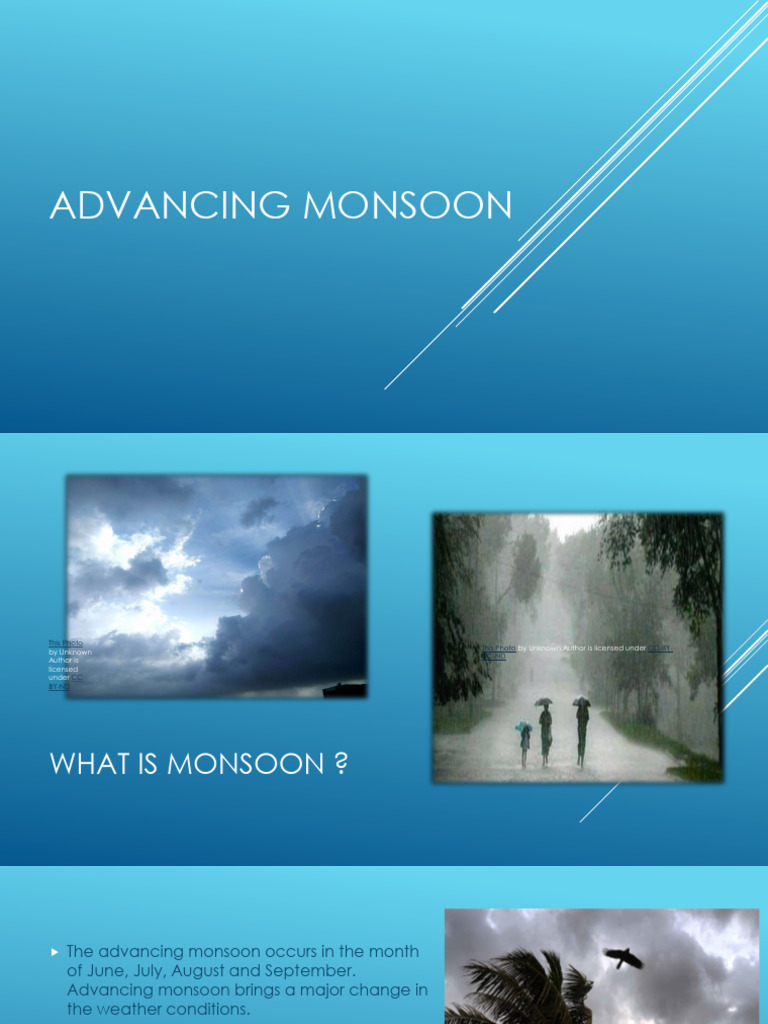 Advancing monsoon | PDF | Monsoon | Rain