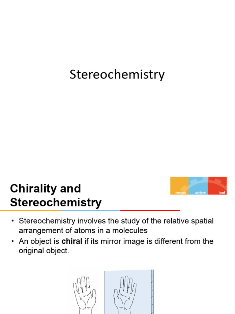 Stereochemistry | PDF | Chirality (Chemistry) | Stereochemistry