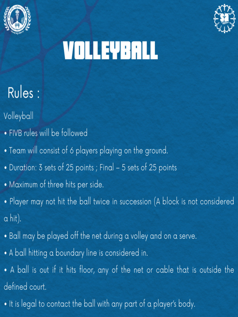 Volleyball Rules and Participation Guide | PDF