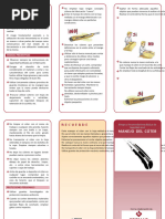 Uso Correcto Del Cutter | PDF