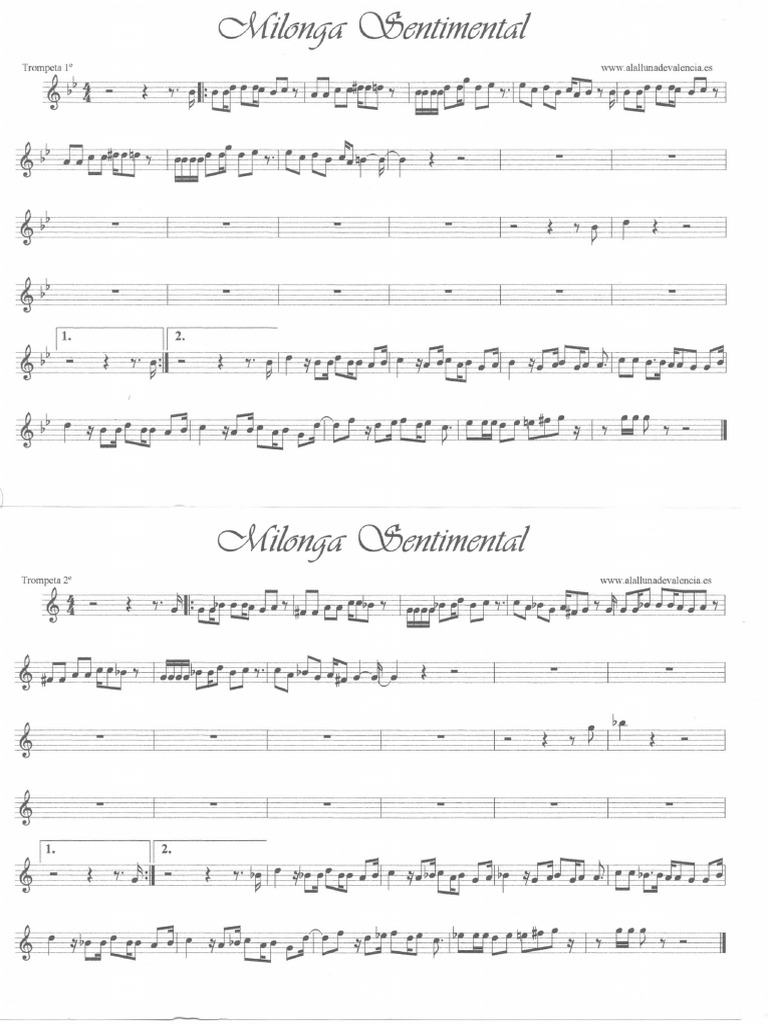 milonga sentimental | PDF
