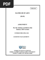 IGNOU Assessment Sheet Template | PDF | Career & Growth