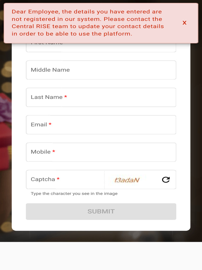 Missing Profile - Central PRAISE 2 | PDF