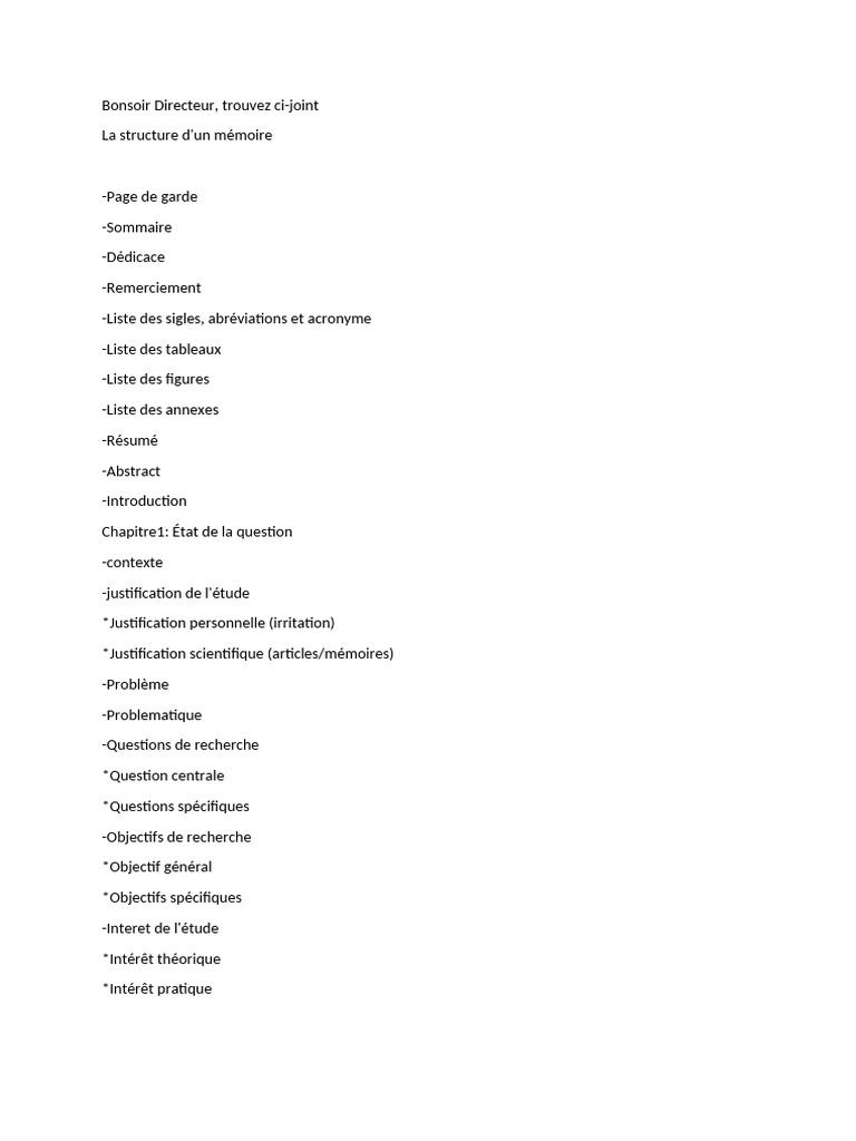 Canevas Mémoire IDE | PDF