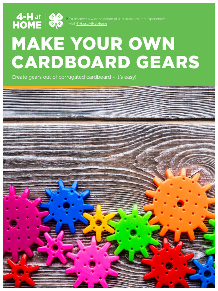 Create Cardboard Gears at Home | PDF | Gear