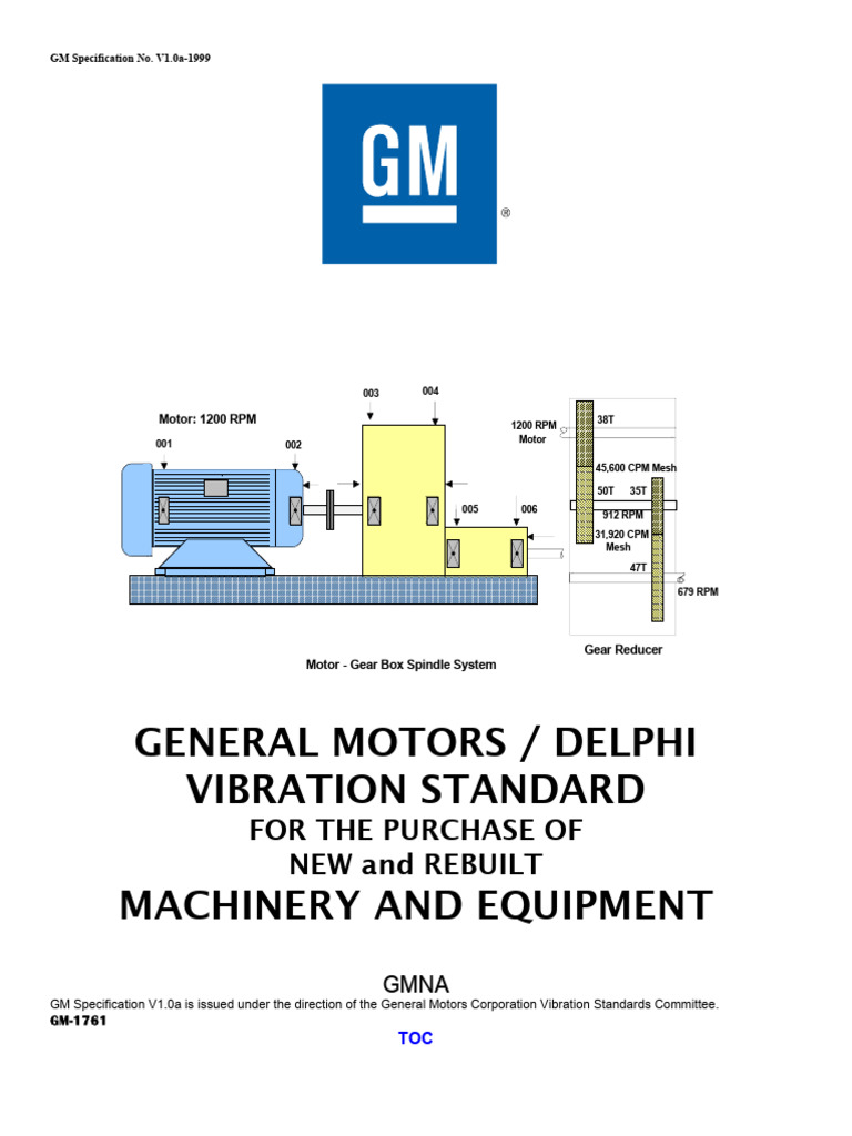 General Motors - Delphi Vibration Standard | PDF | Engineering