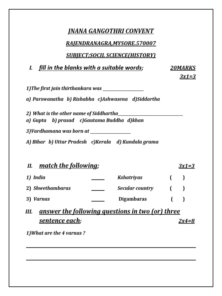 Jeni Exam | PDF | Indian Philosophy | Indian Religions