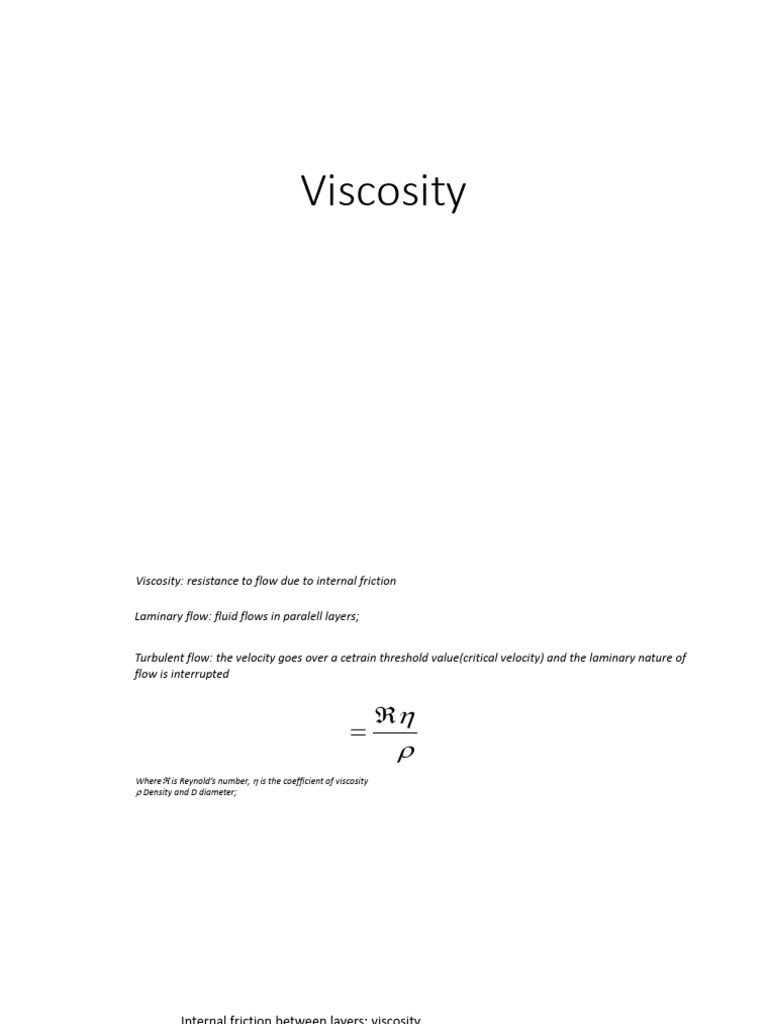 Viscosity | PDF