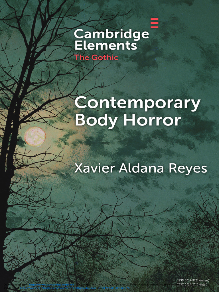Contemporary Body Horror | PDF | Horror Films | Michel Foucault