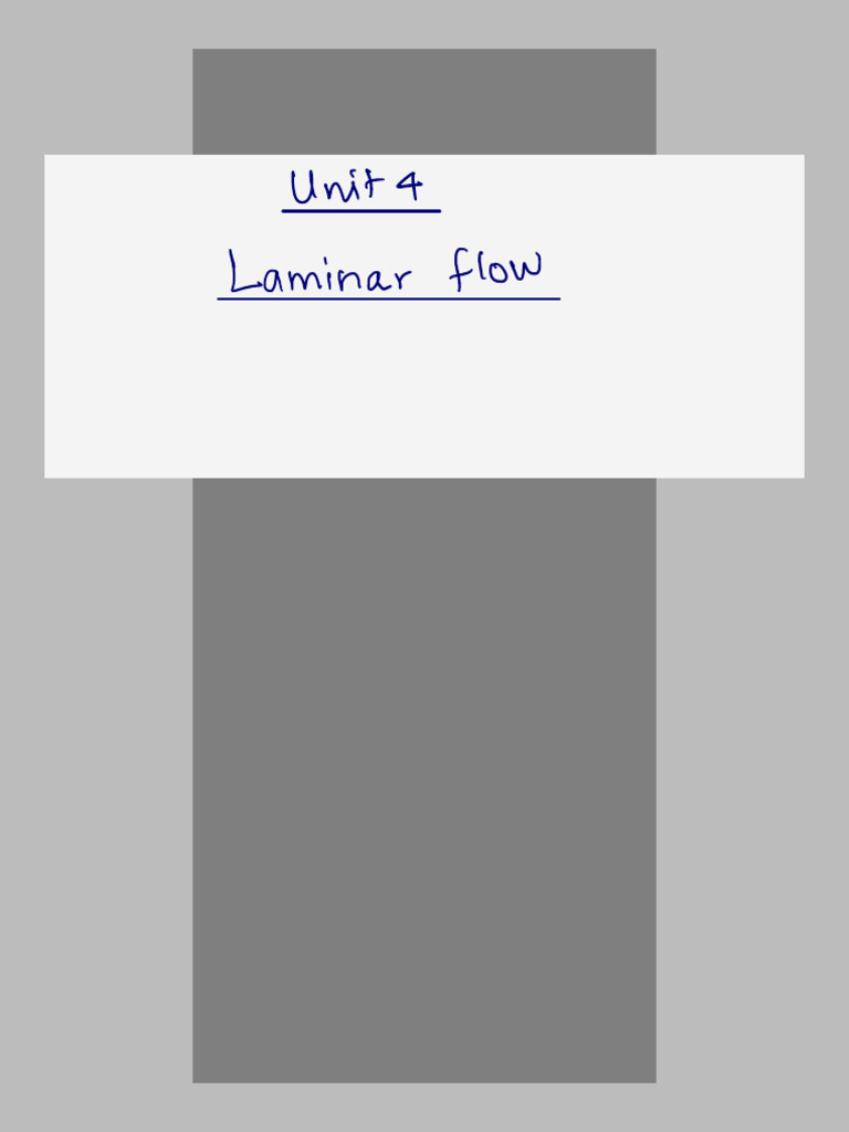 Laminar Flow | PDF | Laminar Flow | Fluid Dynamics
