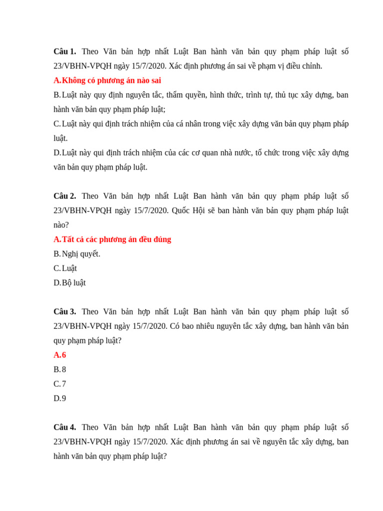 5. Luật Ban hành văn bản QPPL | PDF