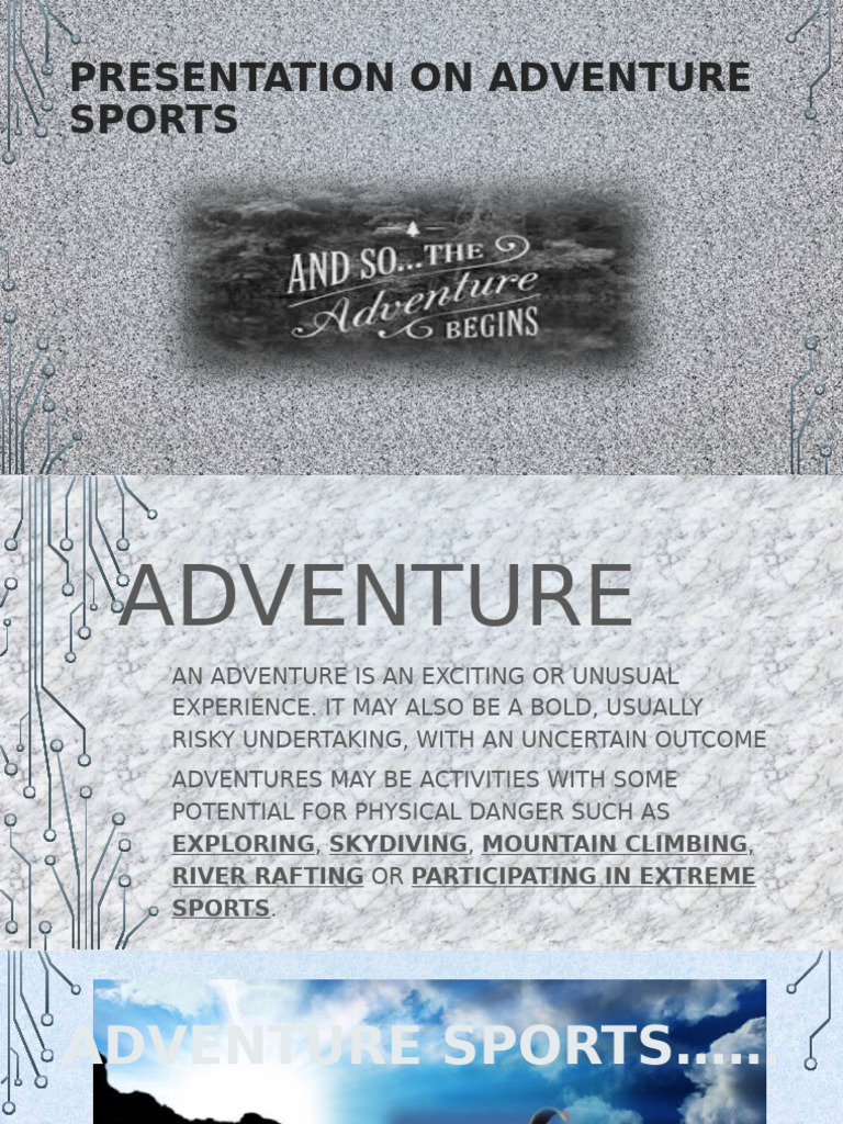 Adventure Sports | PDF