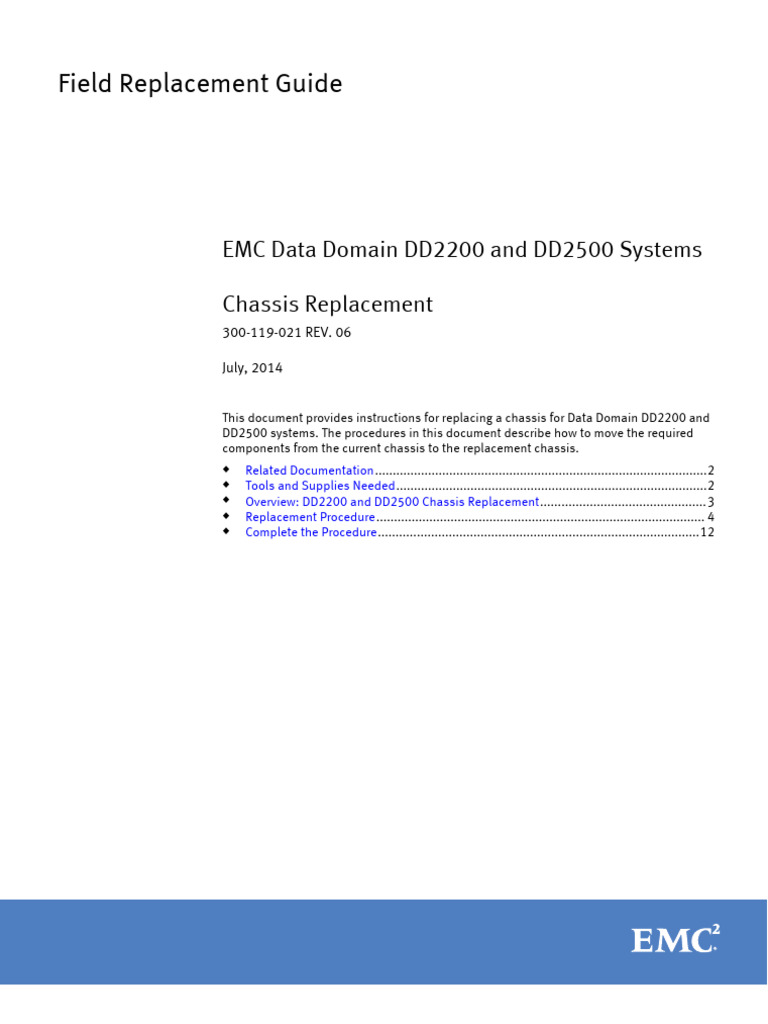 DD2500_chassis_FRU | PDF | Booting | File System