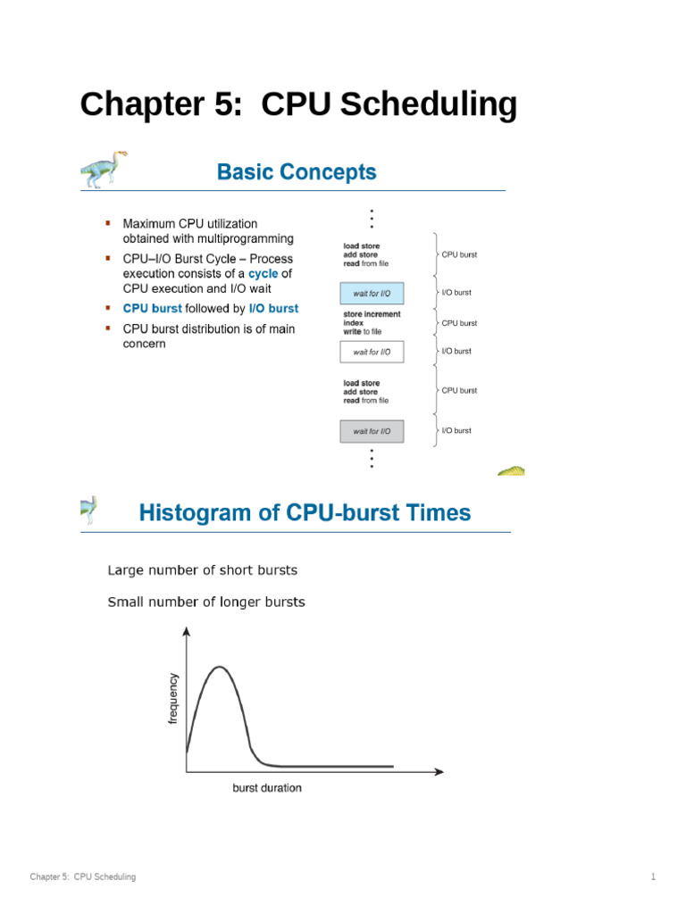 Chapter 5 Cpu Scheduling Pdf Scheduling Computing Process Computing