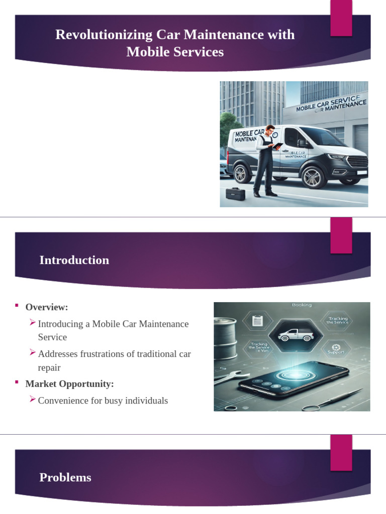 Mobile Car Maintenance Revolution | PDF