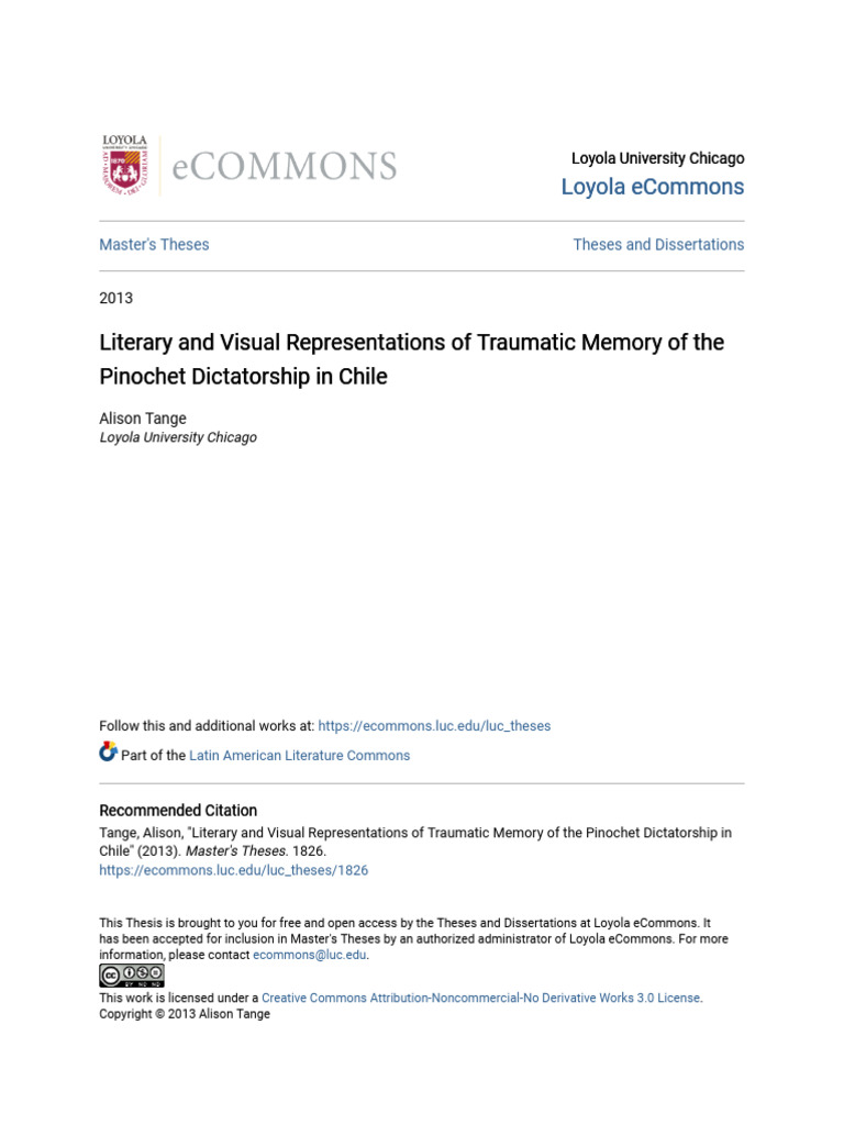 Literary and Visual Representations of Traumatic Memory of The Pi | PDF ...