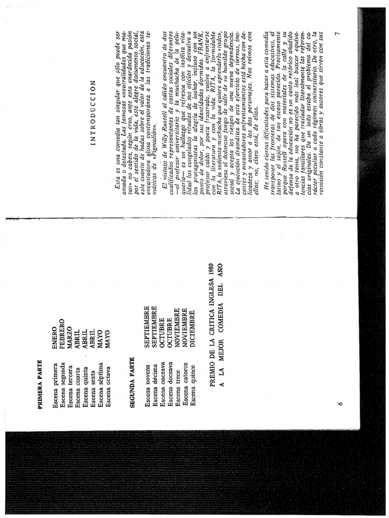 Educando a Rita | PDF