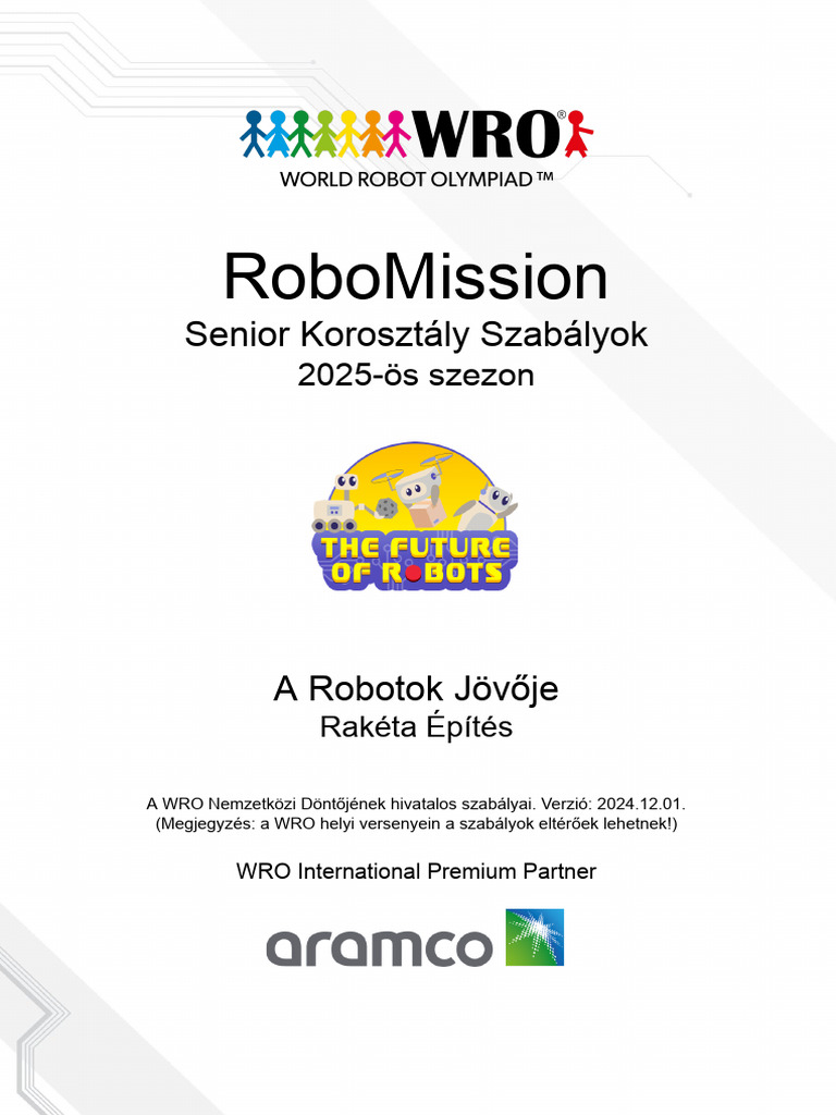 WRO 2025 RoboMission Senior HU | PDF