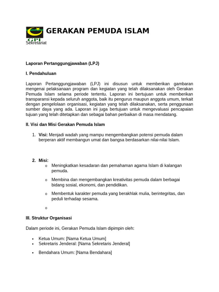 Gerakan Pemuda Islam | PDF