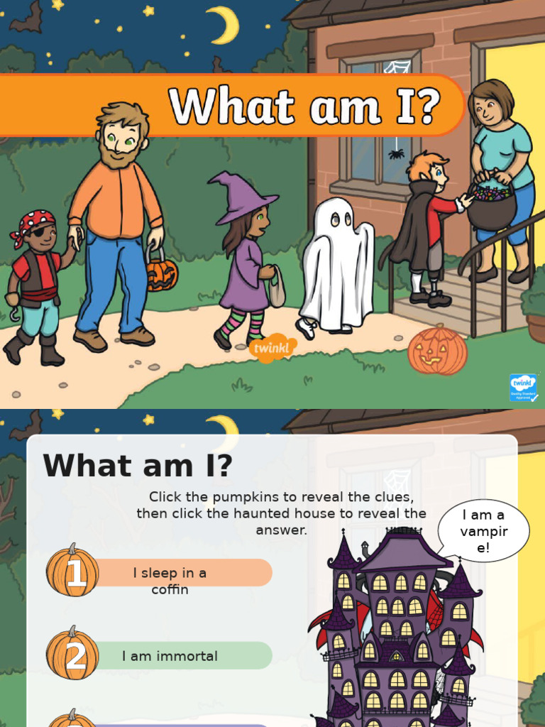 1 Halloween What Am I 1 | PDF