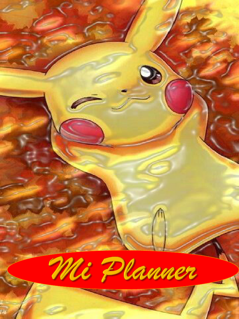 Planner Pokemón Pikachu PDF | PDF | Pokémon