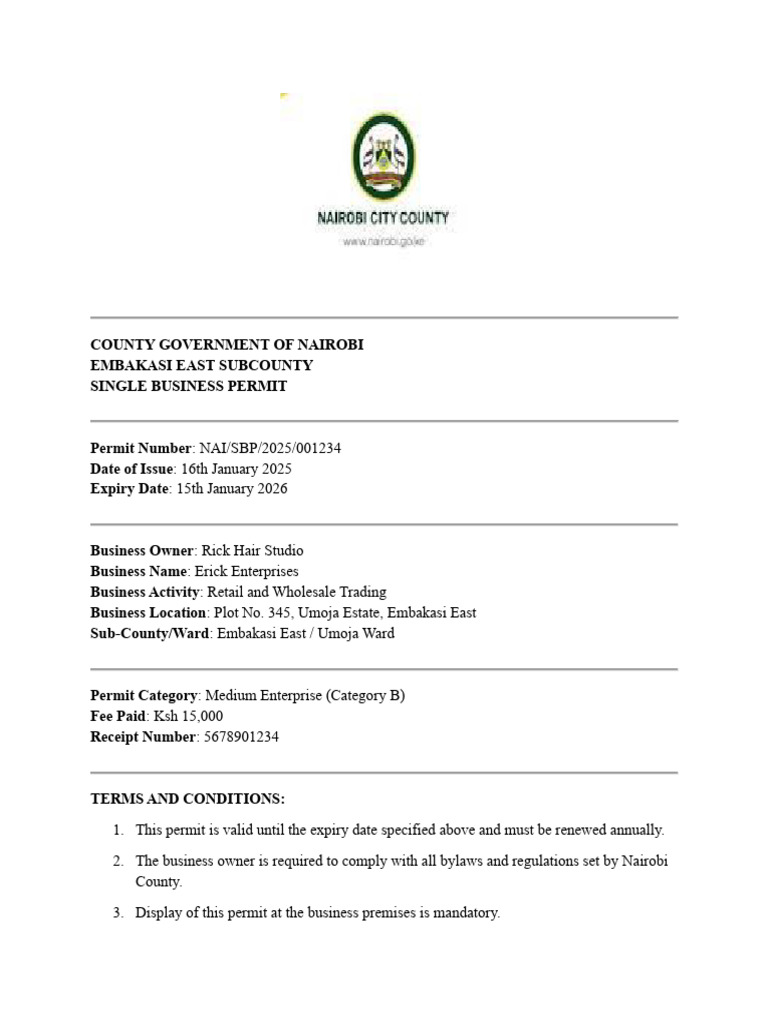 Business Permit | PDF