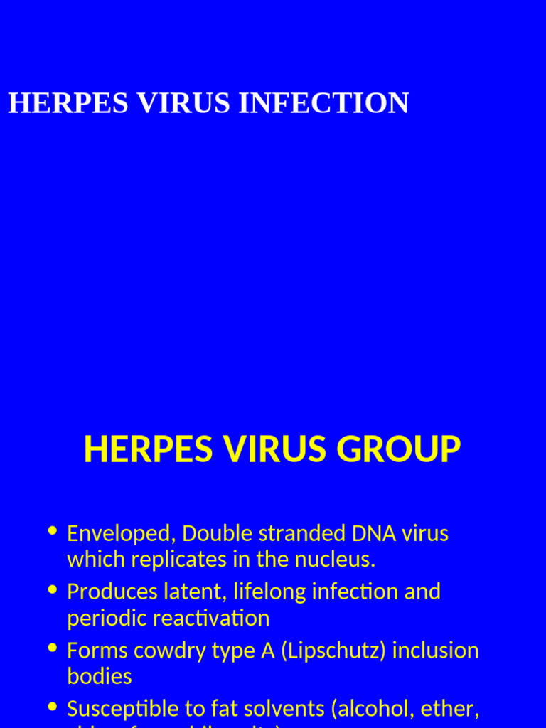 Herpes Seminar Pdf Virus Virology